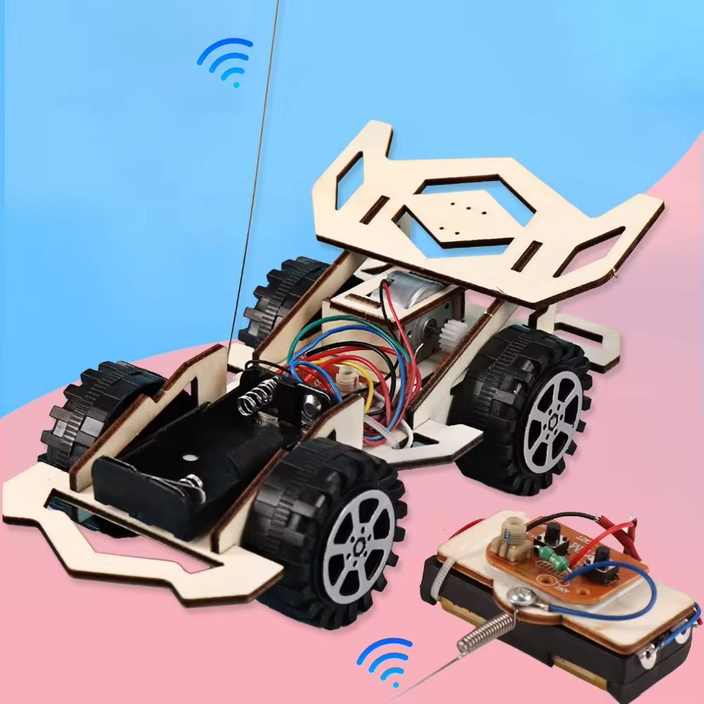 DIY Wooden 4WD Assembly Car Kit – InventoToys